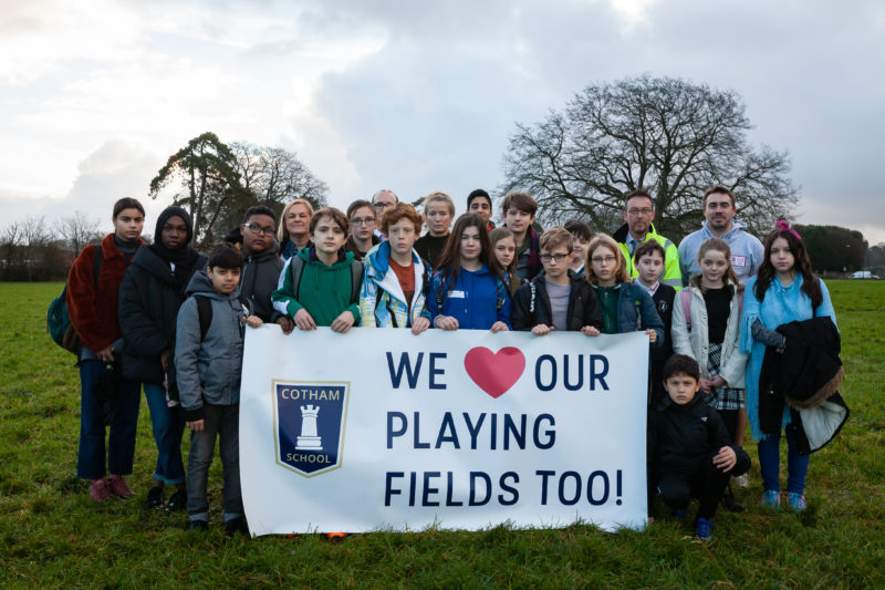 Cotham vows to continue legal fight 'to protect playing fields'