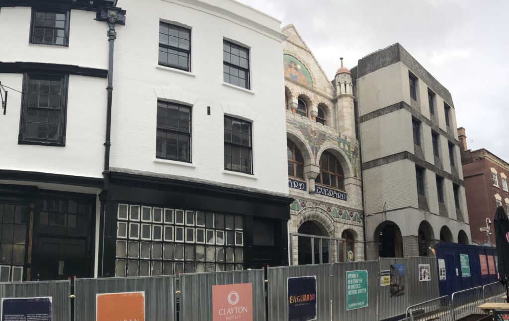 Art Nouveau façade restored to its original grandeur