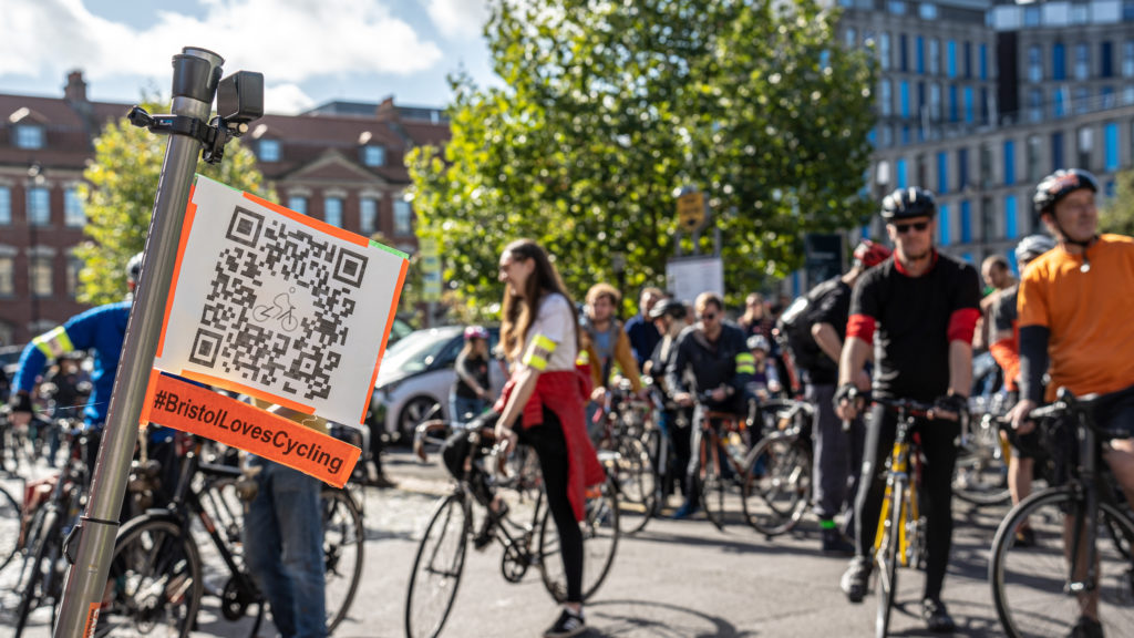 Hundreds of people very politely demand safer cycling