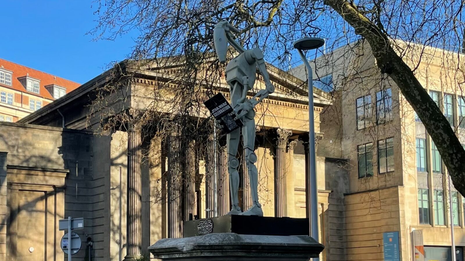Star Wars sculpture placed on Colston plinth