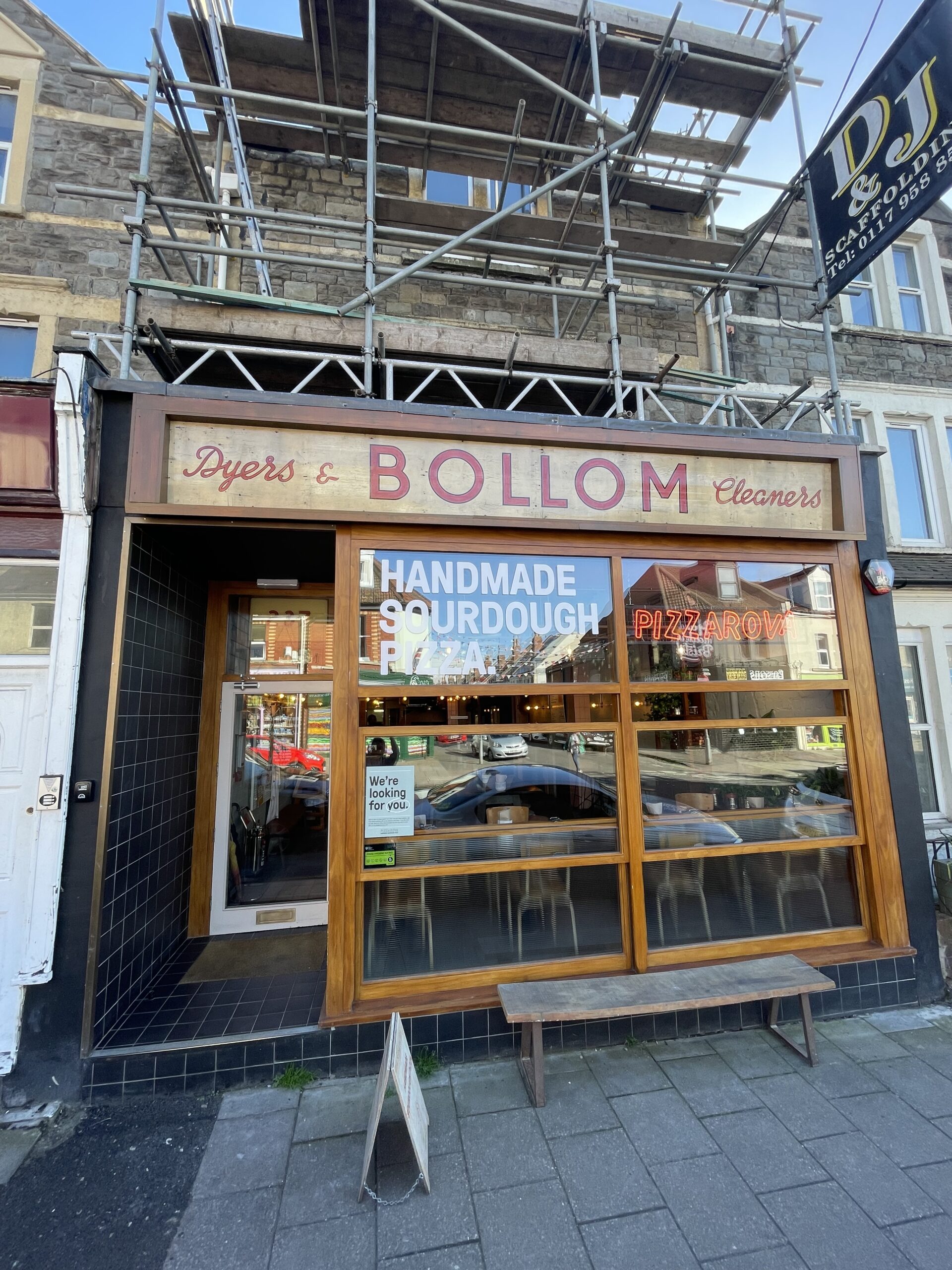 Ghost sign revealed of former shop