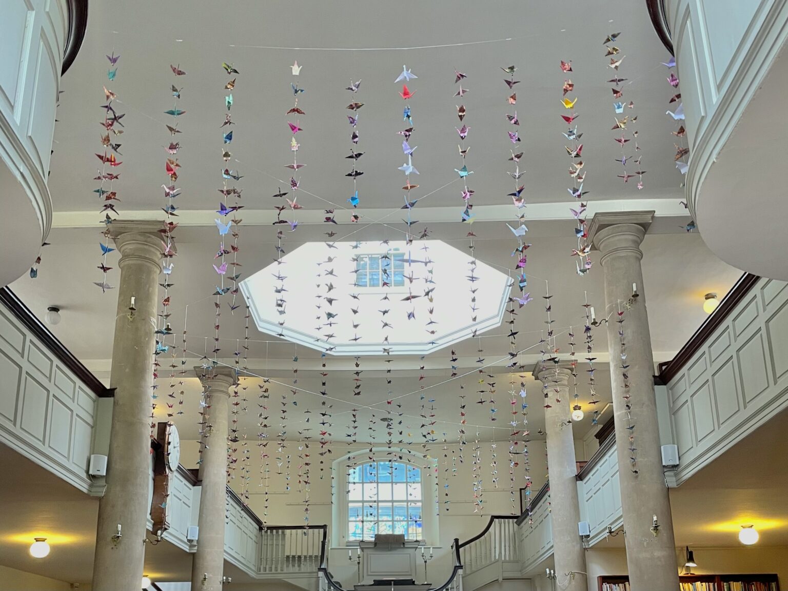1000 origami cranes made by Bristol children go on display