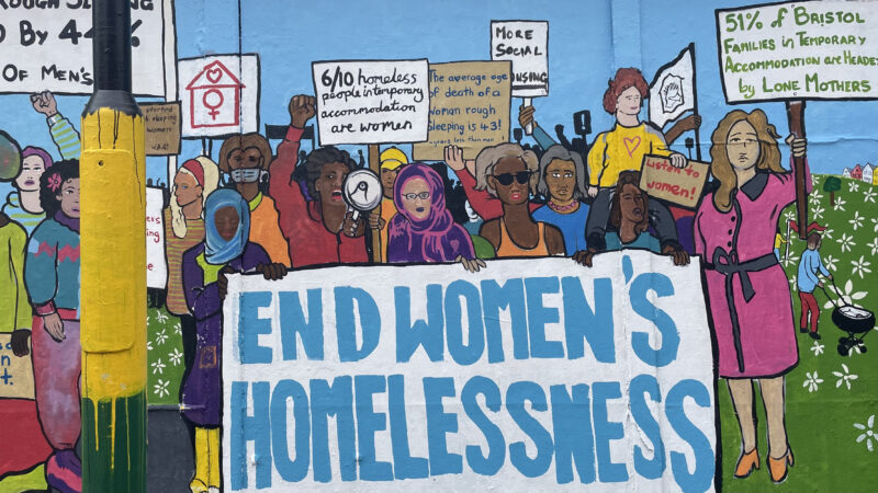 Highlighting the plight of women who experience homelessness