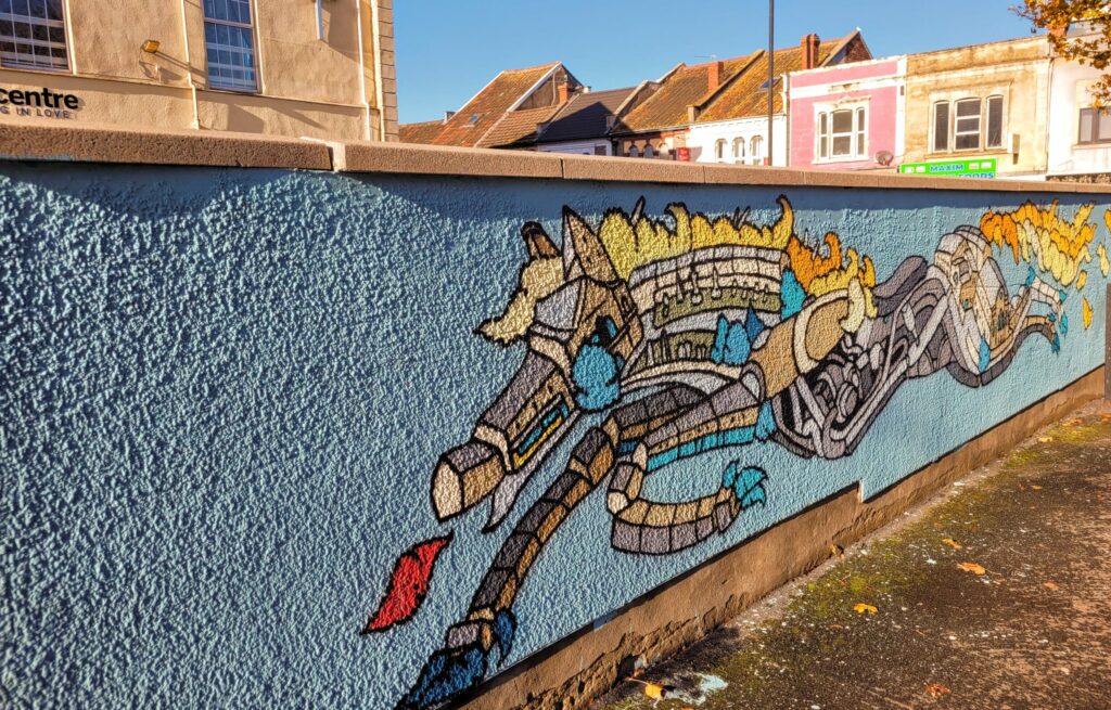 Neighbourhood gets its own ‘coat of arms’ in stunning new mural