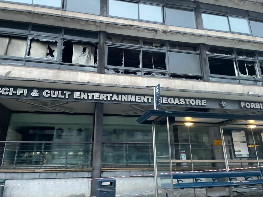 Fire breaks out in building on the Triangle