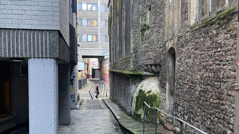 Following the route of Bristol's medieval city wall