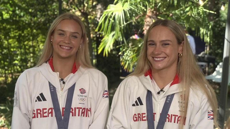 Bristol duo win historic Olympic silver medal in artistic swimming
