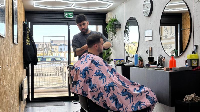 New barbershop opens in shipping container