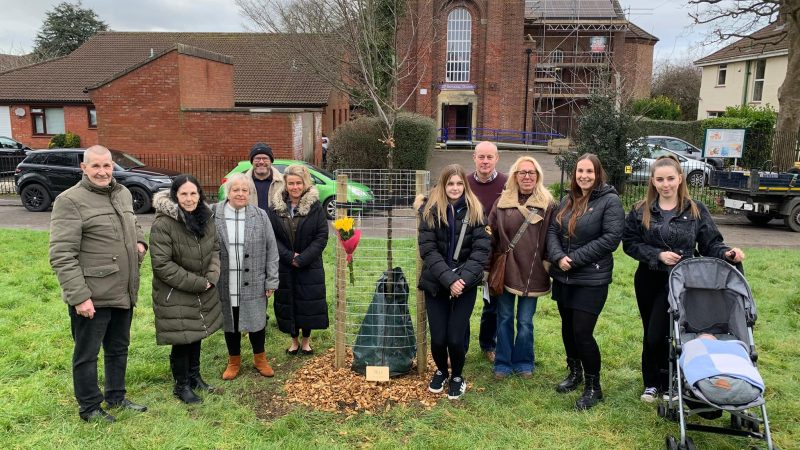 Trees planted and balloons released in memory of murdered teenagers