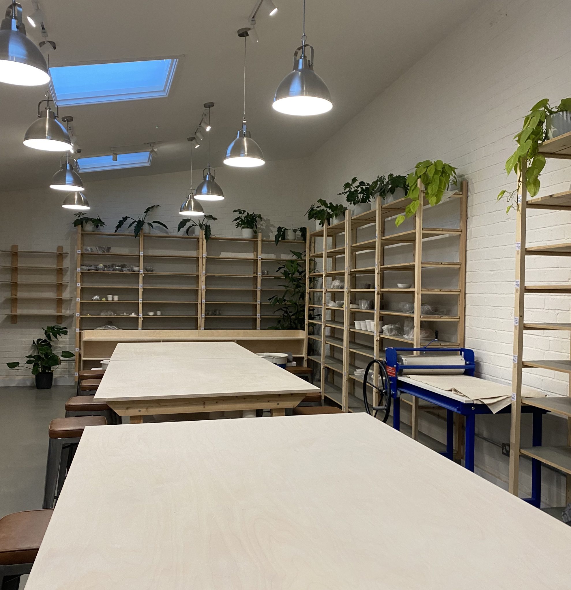 The couple that turned a vacant building into an inviting pottery studio
