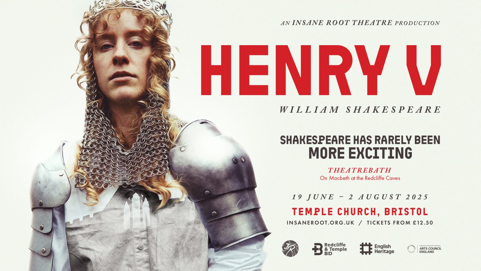 Insane Root bring Shakespeare’s ‘Henry V’ to Temple Church this summer