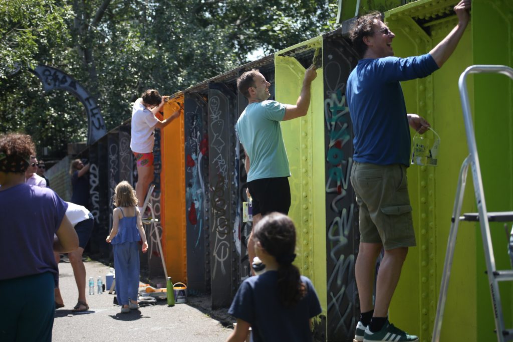 Bristol's Rainbow Bridge is rainbow again