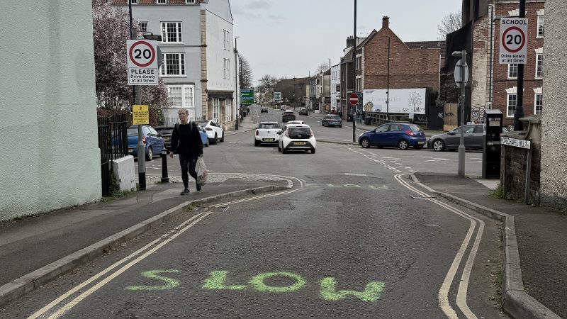 'Guerrilla signage' installed in campaign to reduce speed limit